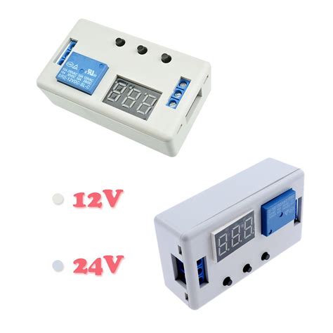 Drok Time Delay Relay 5v 12v 24v Infinite Cycle Delay Time Timer Relay Turn On Off Switch