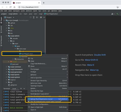 若依ruoyi项目 Smartide