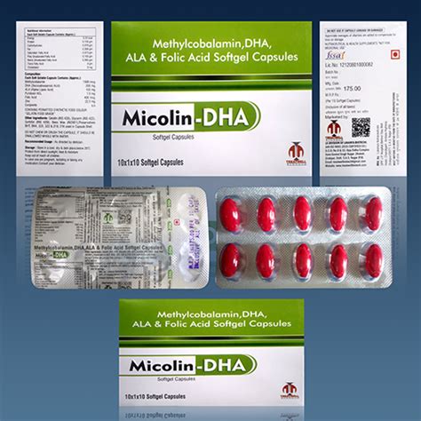 Micolin Dha Soft Gel Capsules Lavanya Biotech