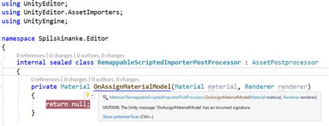 unt0006 raised when method signature is correct · issue 118 · microsoft microsoft unity