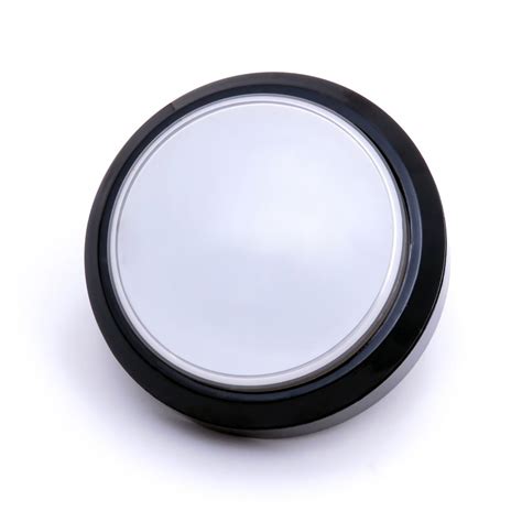 Big Round Push Button A Large Round Button With Led Backlight 100mm White Kamami On Line