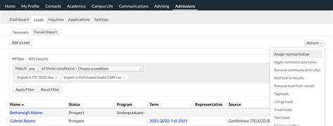 Importing Leads In Contacts People Populi Knowledge Base