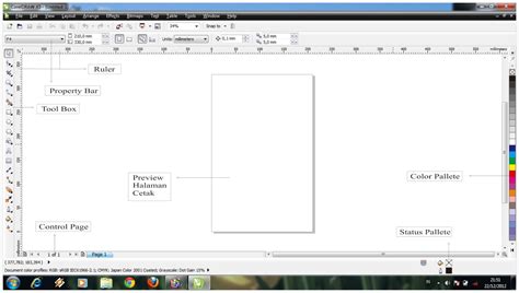 Komponen Tool Tool Yang Ada Di Corel Draw M Agus Nawawi