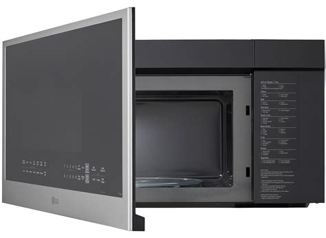 Lg Mvel2035x 2 0 Cu Ft Over The Range Microwave Oven