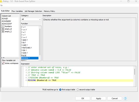 Extract Missing Value From A Column KNIME Analytics Platform KNIME