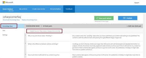 Building Intelligent C Corner Faq Bot Using Qna Maker And Azure Bot Service