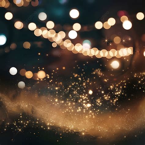 마법의 분위기를 지닌 빛나는 황금빛 입자 떠다니는 빛의 구체 빛나는 황금빛 입자 마법 같은 분위기 떠다니는 빛의 구체 배경 일러스트 및 사진 무료 다운로드 Pngtree