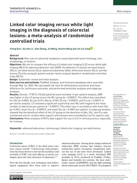 pdf linked color imaging versus white light imaging in the diagnosis