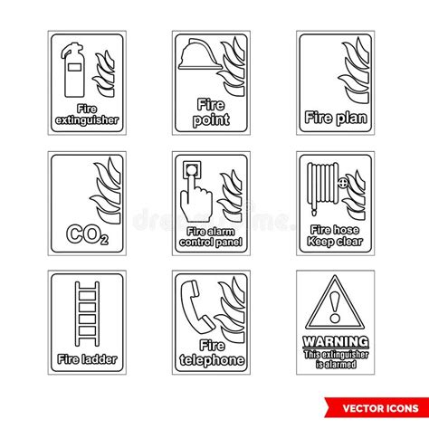 Symbol Of Fire Extinguisher Plan At Bella Prior Blog