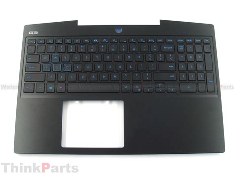 Dell G3 15 3590 Palmrest Us Keyboard Bezel Non Bl Keyboard Blue 0p0ng7