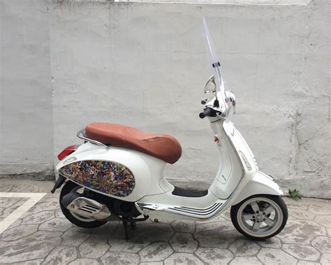 베스파 프리마베라 3vie 흰색 2014년식 스쿠터 세컨웨어