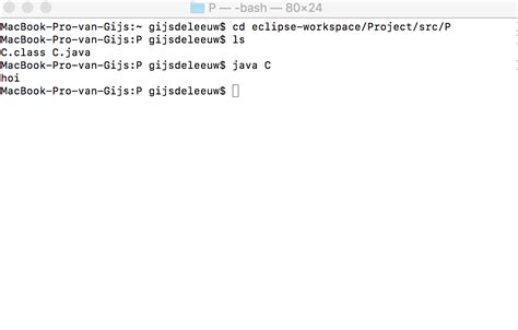 Compile A Code Via Terminal Learn Java Coding
