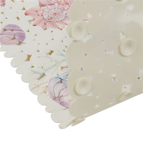 Badu Bg Противоплъзгащи се постелки за баня Калдъръмена овална душ кабина Масажна постелка