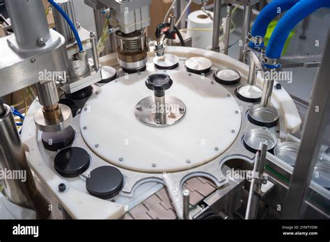 Production Line Of Beauty And Healthcare Products At Plant Or Factory Process Of Manufacturing