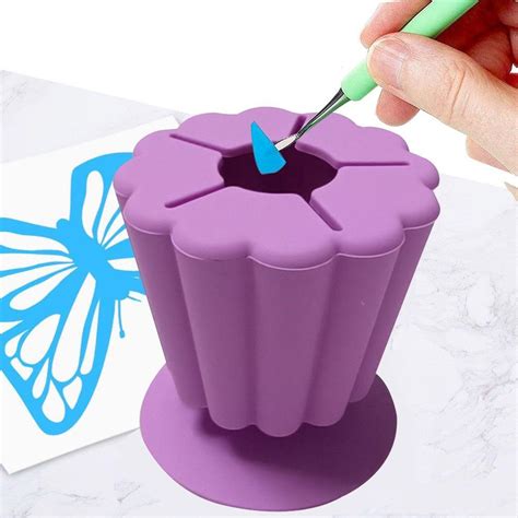 Купить Сборник для хранения отходов в форме цветка. Силиконовый ящик ...