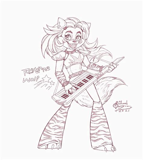 Roxanne Goofy Movie Coloring Pages 2025