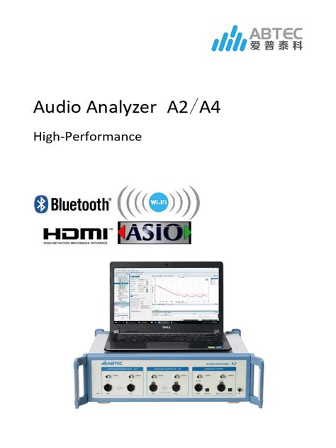abtec a2 audio analyzer introduction pdf hdmi telecommunications