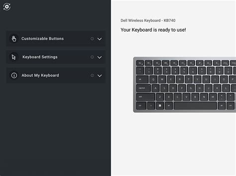 Dell Kb740 Compact Multi Device Wireless Keyboard Dual Mode Rf And Bluetooth 5 0 Full Size