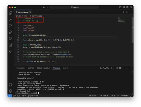 Freefem Extension For Visual Studio Code General Discussion Freefem