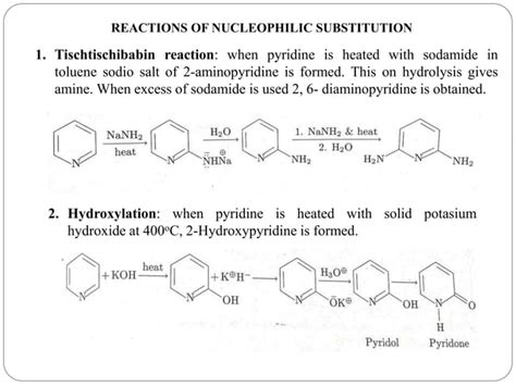 Pyridine Synthesis Reactions And Medicinal Uses Pptx