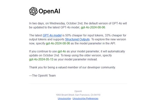 reminder gpt 4o default model will be updated to latest version on