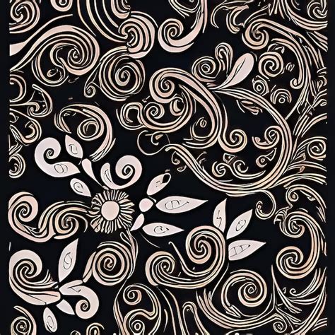 Premium Photo 2d Floral Pattern For Illustration