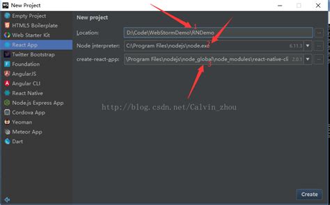 通过webstorm新建一个react Native项目webstorm 创建react Native项目 Csdn博客