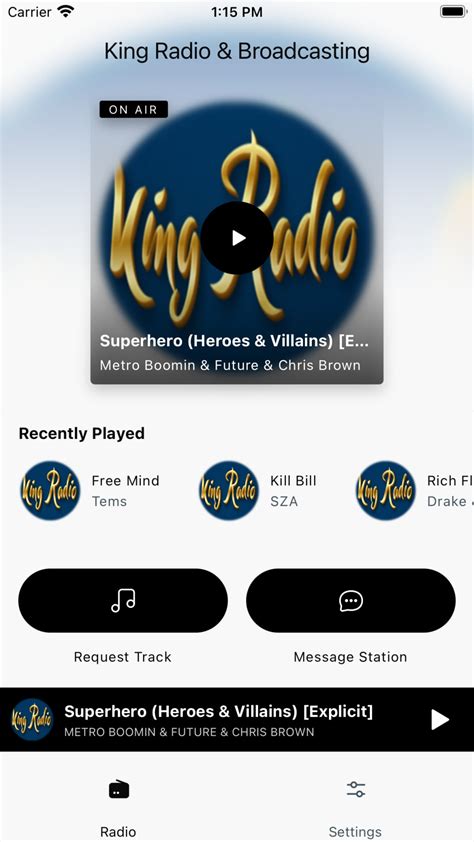 King Radio Broadcasting For Iphone Download