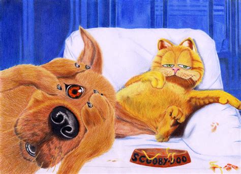 Scooby Doo And Garfield By Guiti On Deviantart