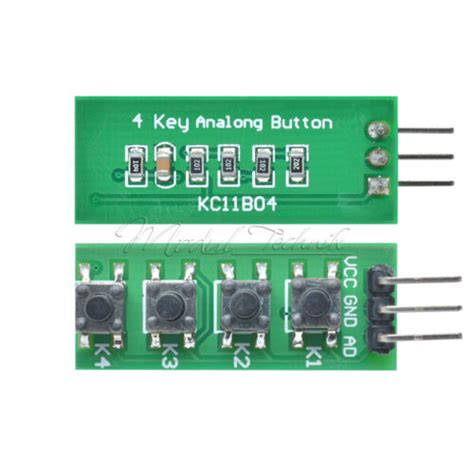 4 Button Key Switch Keyboard Kc11b04 Keypad Module For Arduino Mega2560
