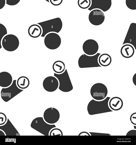 Login Icon In Flat Style People Secure Access Vector Illustration On White Isolated Background