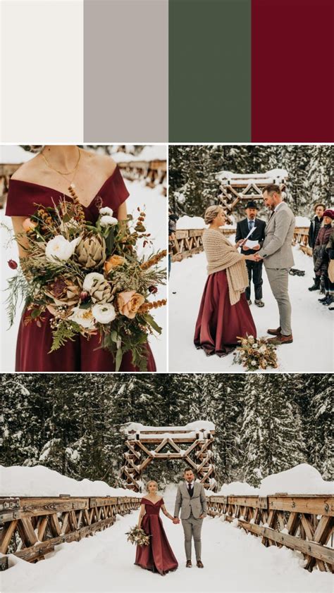 Winter Wedding Palette 60 Photos