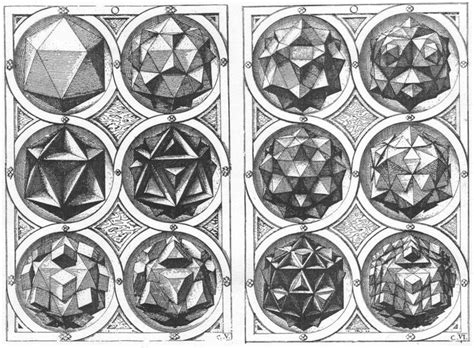 Regular And Irregular Solids Geometric Shapes And Designs