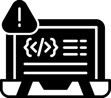 Segmentation Fault Error Glyph 67206733 Vector Art At Vecteezy