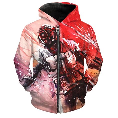 Fortnite The Visitor Skin Hoodies Red Pullover Hoodie Anime Hoodie Shop