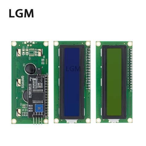LCD1602 1602 LCD Module Blue Yellow Green Screen 16x2 Character LCD