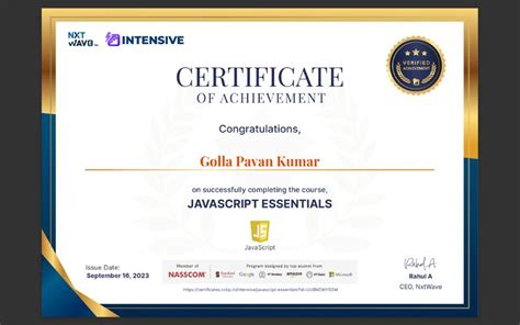 Nxtwave Learningprogress Ccbp Consistency Javascript Coding Python Programming Pavan