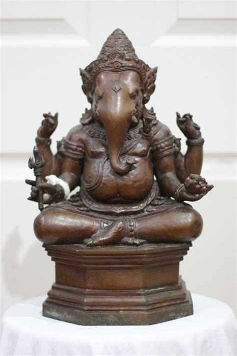 พระพิฆเนศวร์ ทั้งรุ่นเก่าใหม่ พระพิฆเนศ หลวงปู่หงษ์ ปางมหาฤทธิ์ 9 นิ้ว ปี 2550