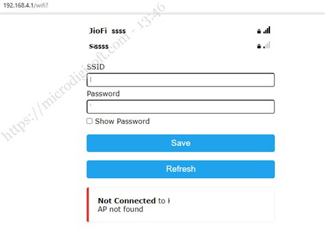 Esp32 With Wifi Manager To Manage Ssid And Password
