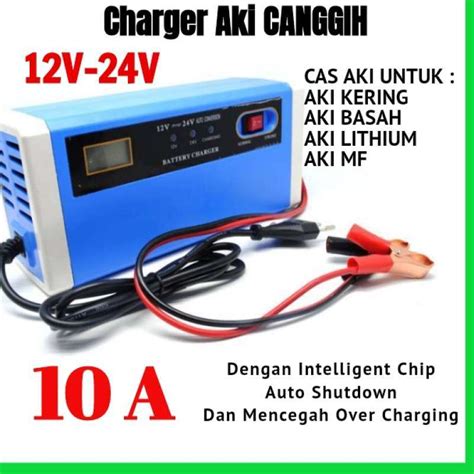 Jual Charger Aki Mobil Motor Cas Aki Otomatis V V A Di Seller Toko Anekka Ciberung Kab