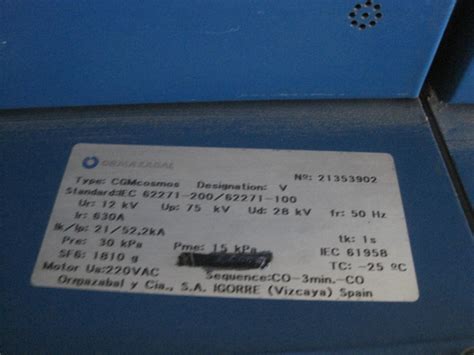 Ormazabal Switchgear In 2 X 40ft Containers Hawick Plant Ltd