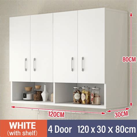 120cm ตู้เก็บของ ตู้เก็บของติดผนัง ตู้แขวนห้องครัว เรียบง่าย ตู้แขวนผนังตู้ติดผนังห้องครัวอเนก