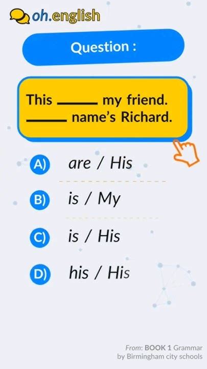 Elementary Question A1 21 🔵 Improve Your English Grammar On 60s Youtube