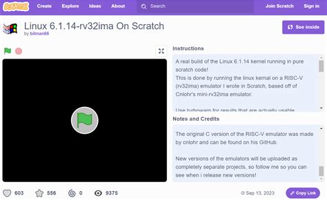 大神用 Scratch 手搓 Risc V 模拟器，成功运行 Linux 内核 Oschina 中文开源技术交流社区