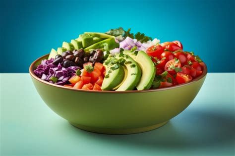 Premium Ai Image Vegetarian Day Dish