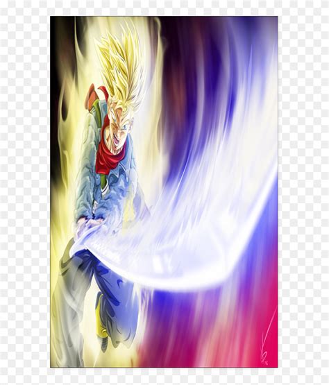 Ss Rage Future Trunks Poster Creative Arts Graphics Person Hd Png