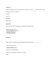 CPT Quiz2 Docx Question 1 Babes Submitting Initial CPT Applications Should Allow At Least