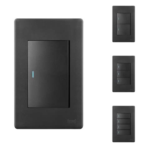 Deco Switch 4x2 1 Way Graphite • Northside Electrical