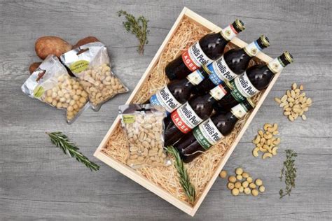 Devils Peak Beer Crate With Nuts Hamper World