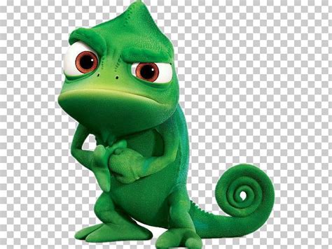 Rapunzel Chameleons Pascal And Maximus Tangled Png Amphibian